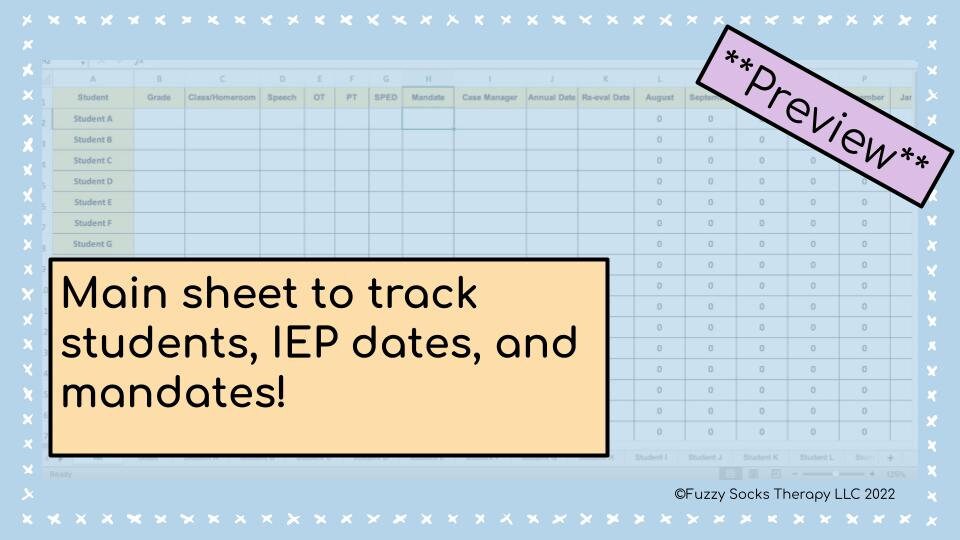 IEP Tracker - Etsy