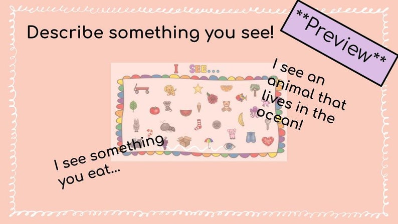 I See- Digital Getting to Know You Activity - Etsy