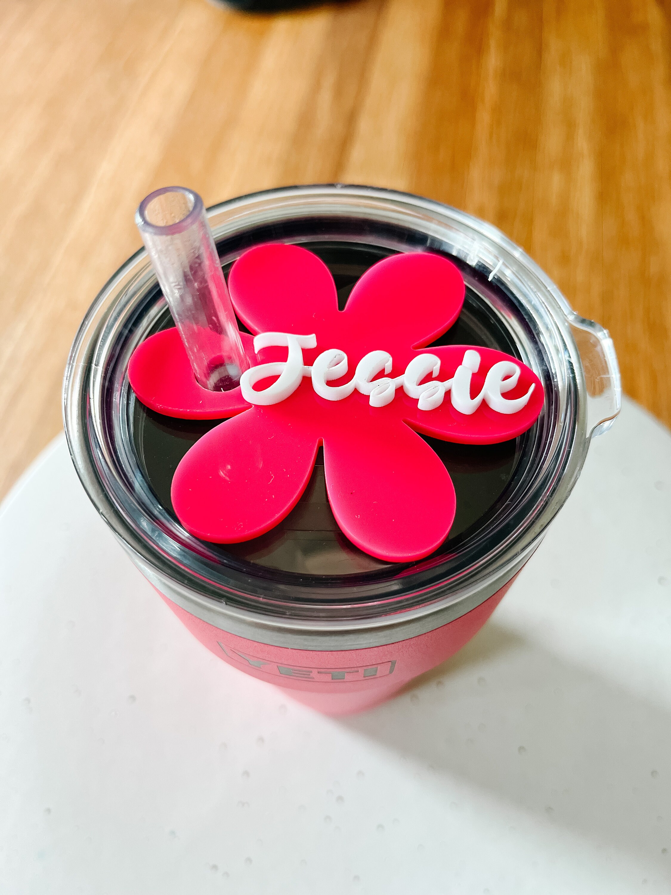 Yeti Tumbler Name Plate Yti Cup Name Tag Tumbler Acrylic Name Plate ...