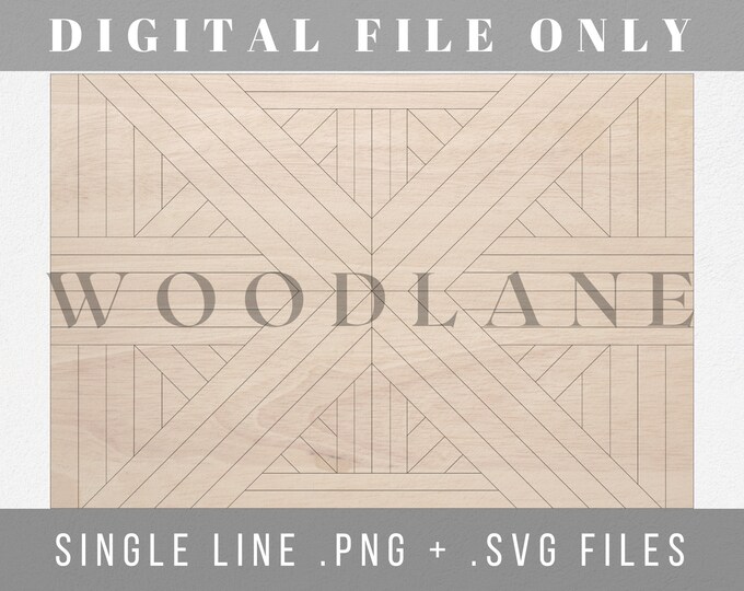 Lauren Template - Rectangle Geometric - Mosaic Template - Geometric ...