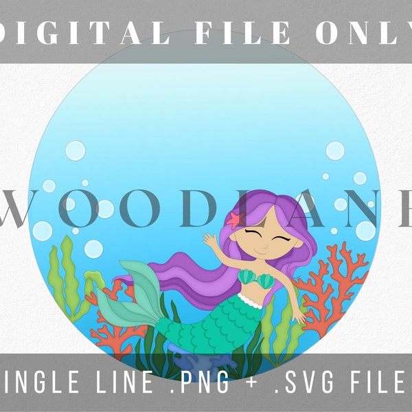 Mermaid Scroll - Etsy