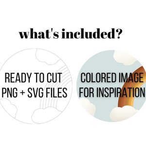 Round Rainbow Template Rainbow SVG Rainbow PNG Single - Etsy