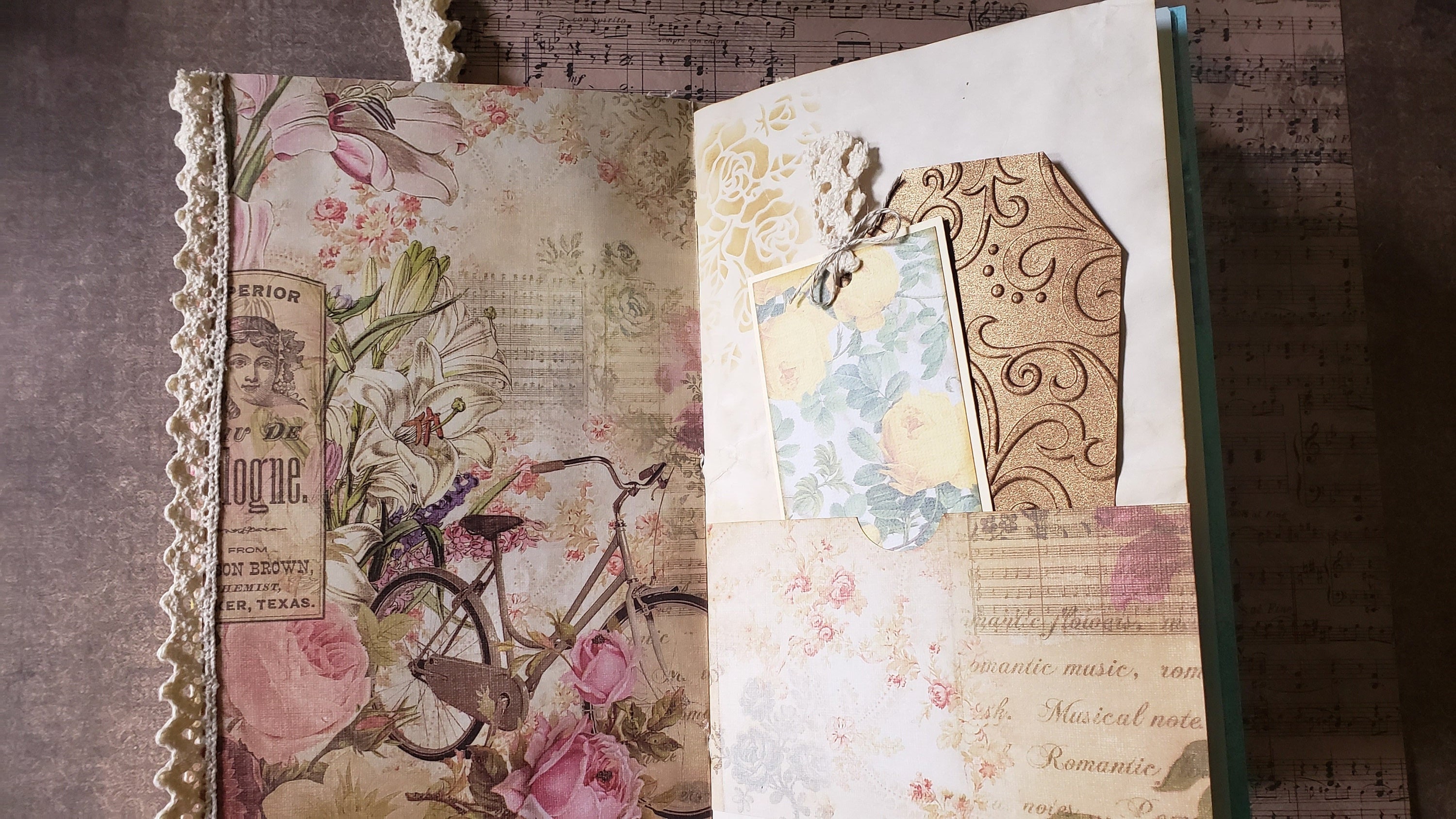 Handmade Vintage Junk Journal - Etsy