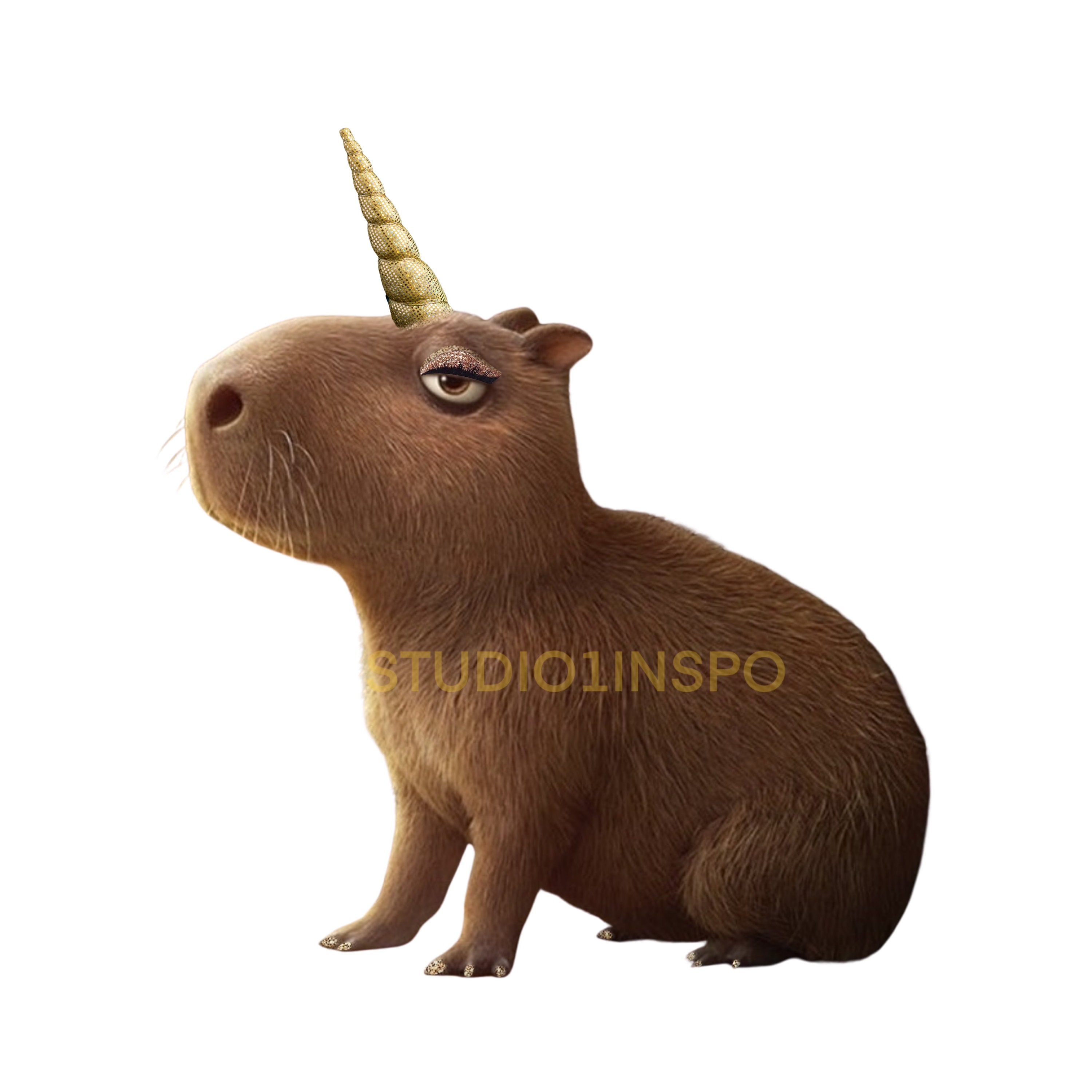 Encanto Unicorn Capybara Clipart, Animal Clipart, Encanto PNG, Capybara ...