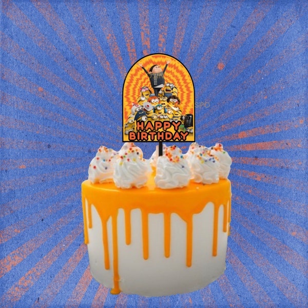 Minion Cake Topper - Etsy