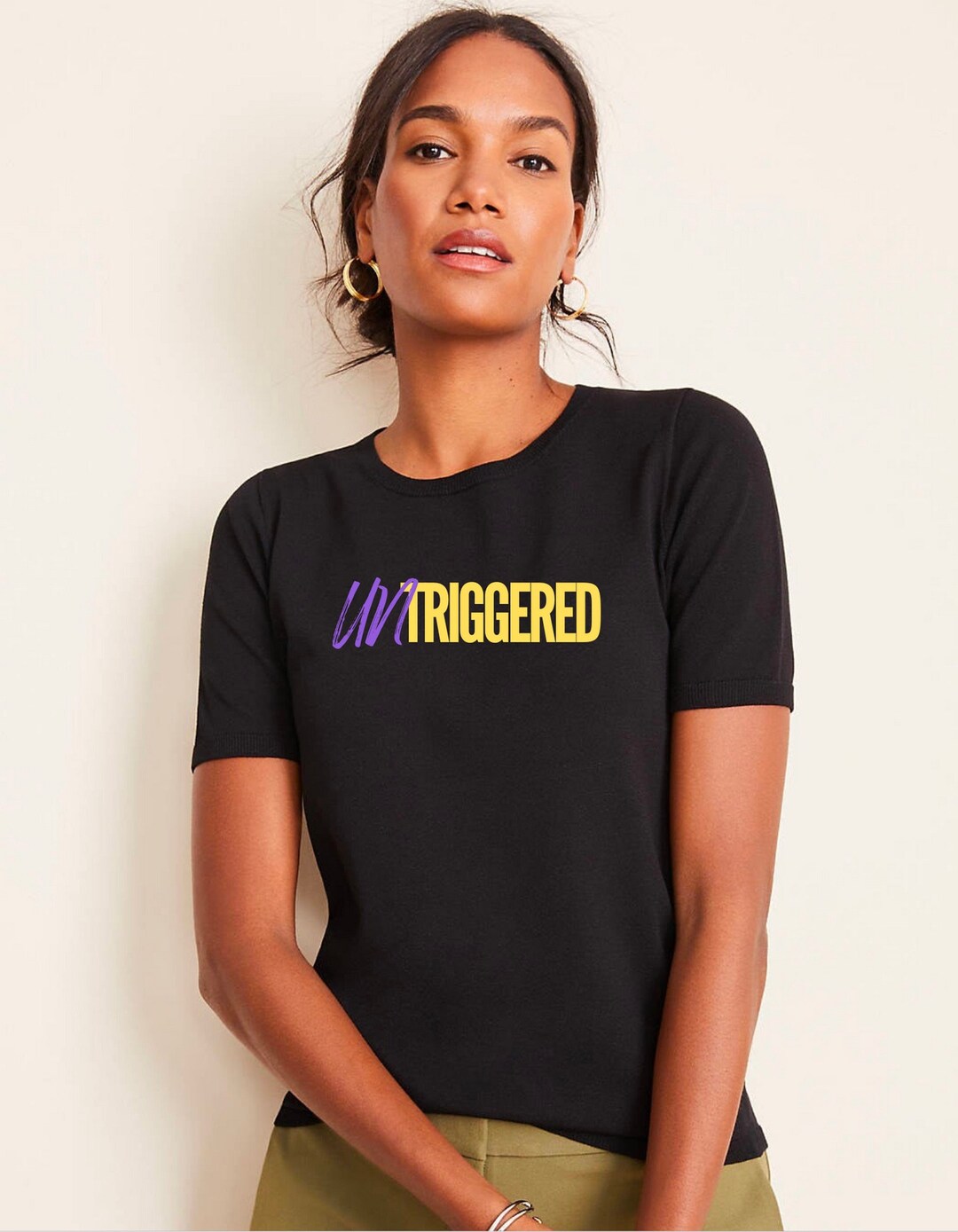 Untriggered Tee - Logo - Etsy