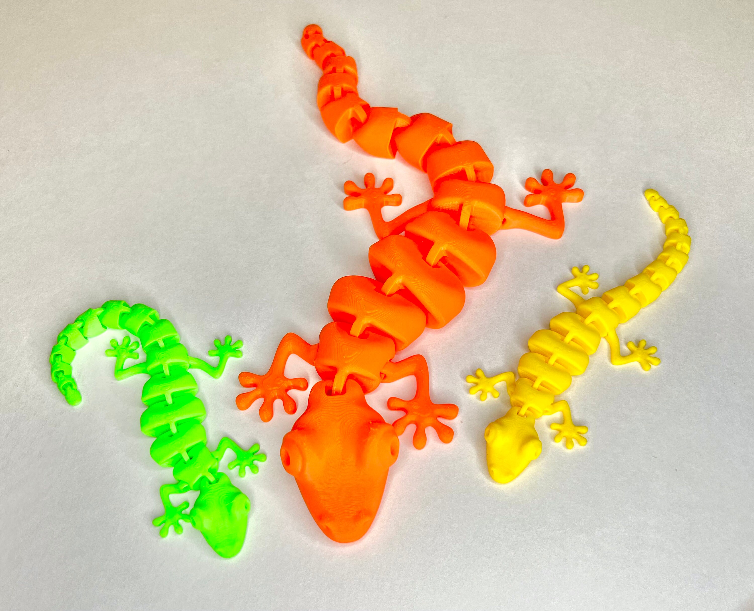 Stress Balls & Desk Toys Toys Articulated Lizard/ Gecko/3D Printed ...
