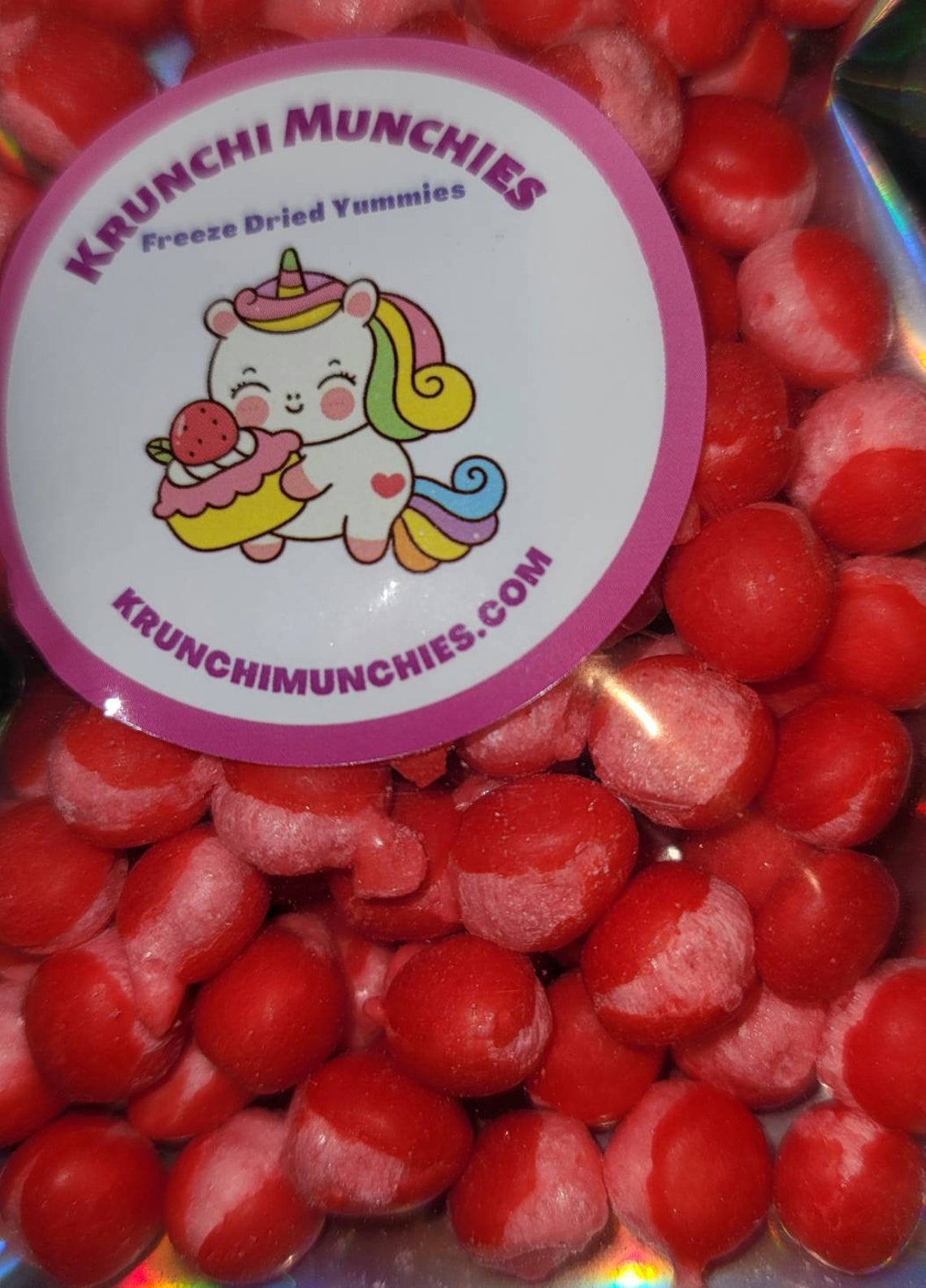 Freeze Dried Mini Red Hots Candy 2.2 Oz - Etsy