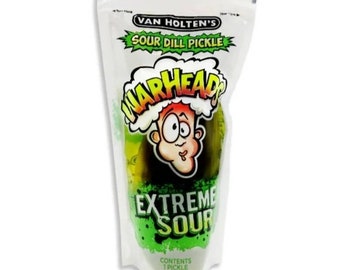 Van Holten's Warhead Pickles Extreme Sour Pickle - Etsy