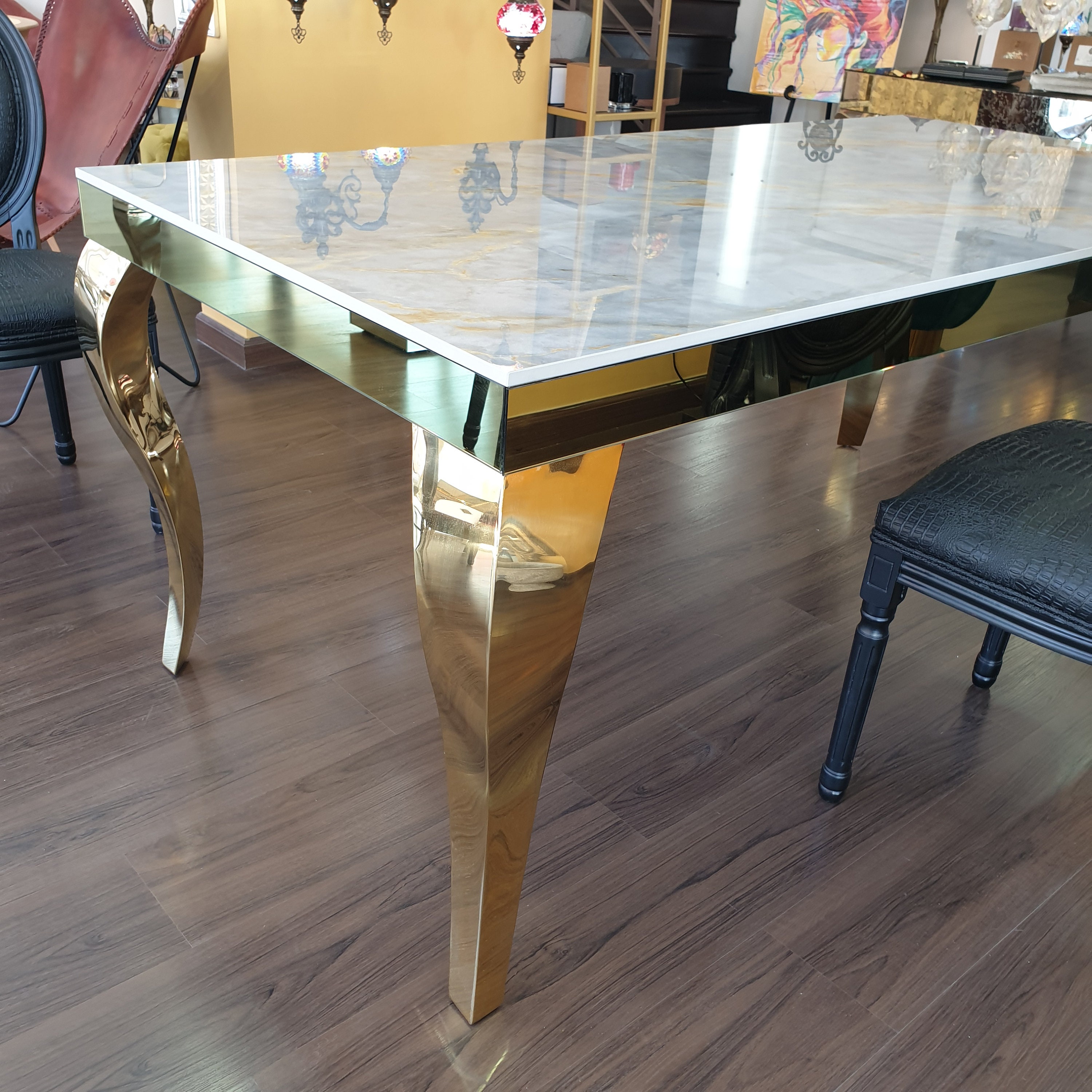 Luxury Dining Table GOLD - Etsy