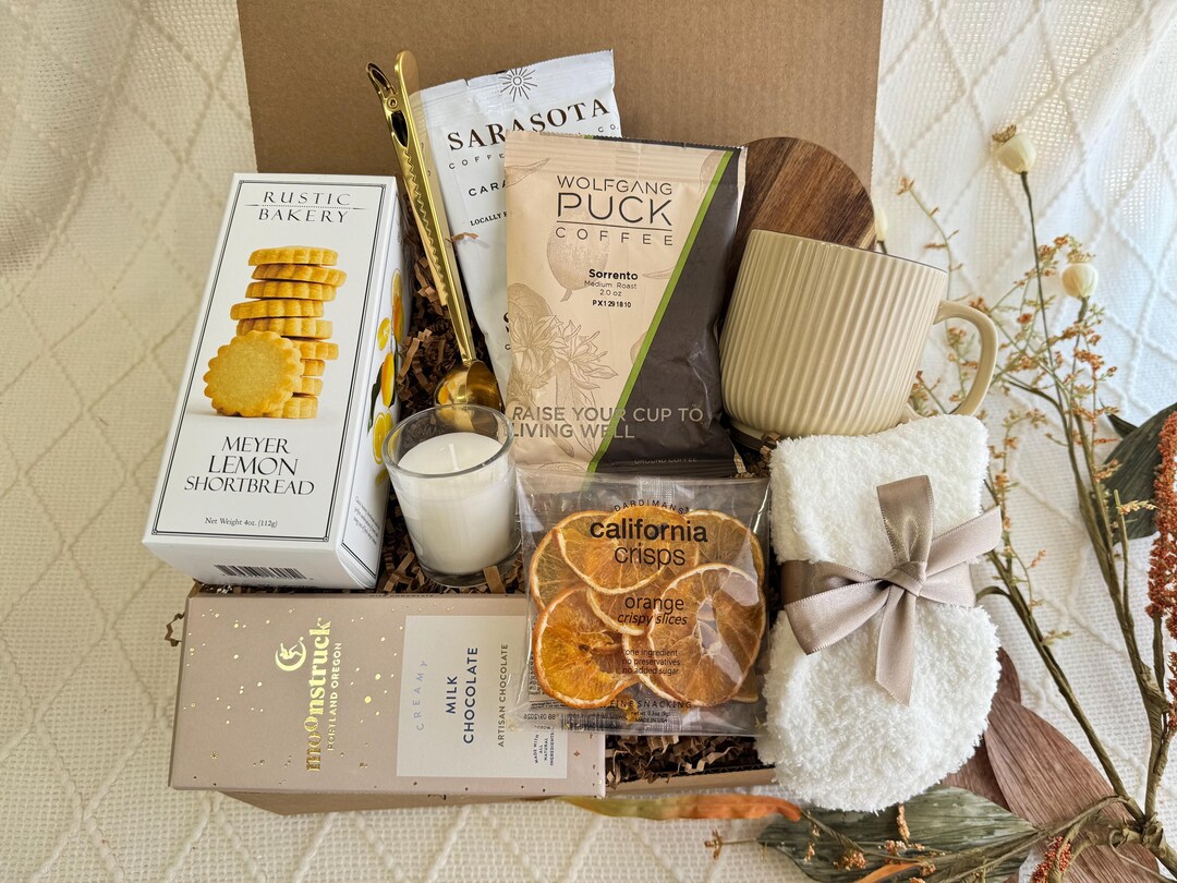 Gourmet Coffee Break Gift Basket: Hygge Gift Box - Etsy