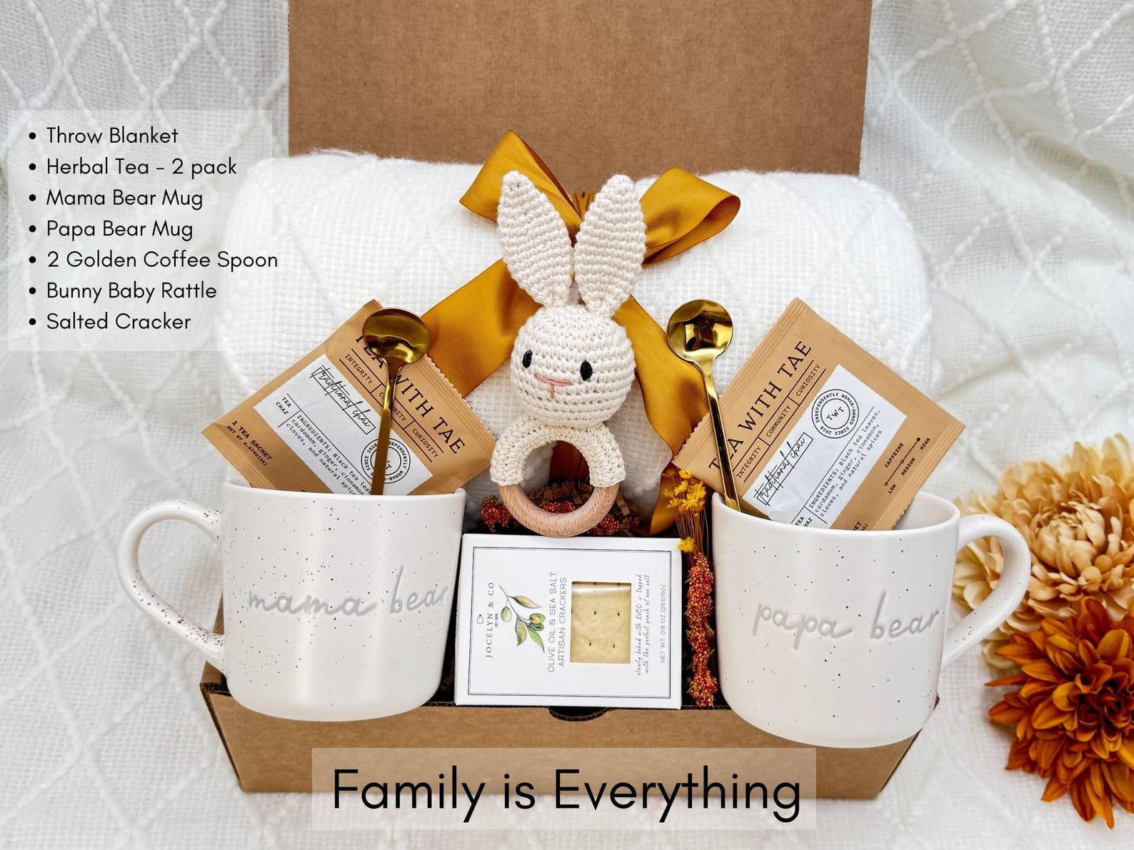 New Parents Gift Box, Deluxe New Mom & Baby Basket for Women After ...