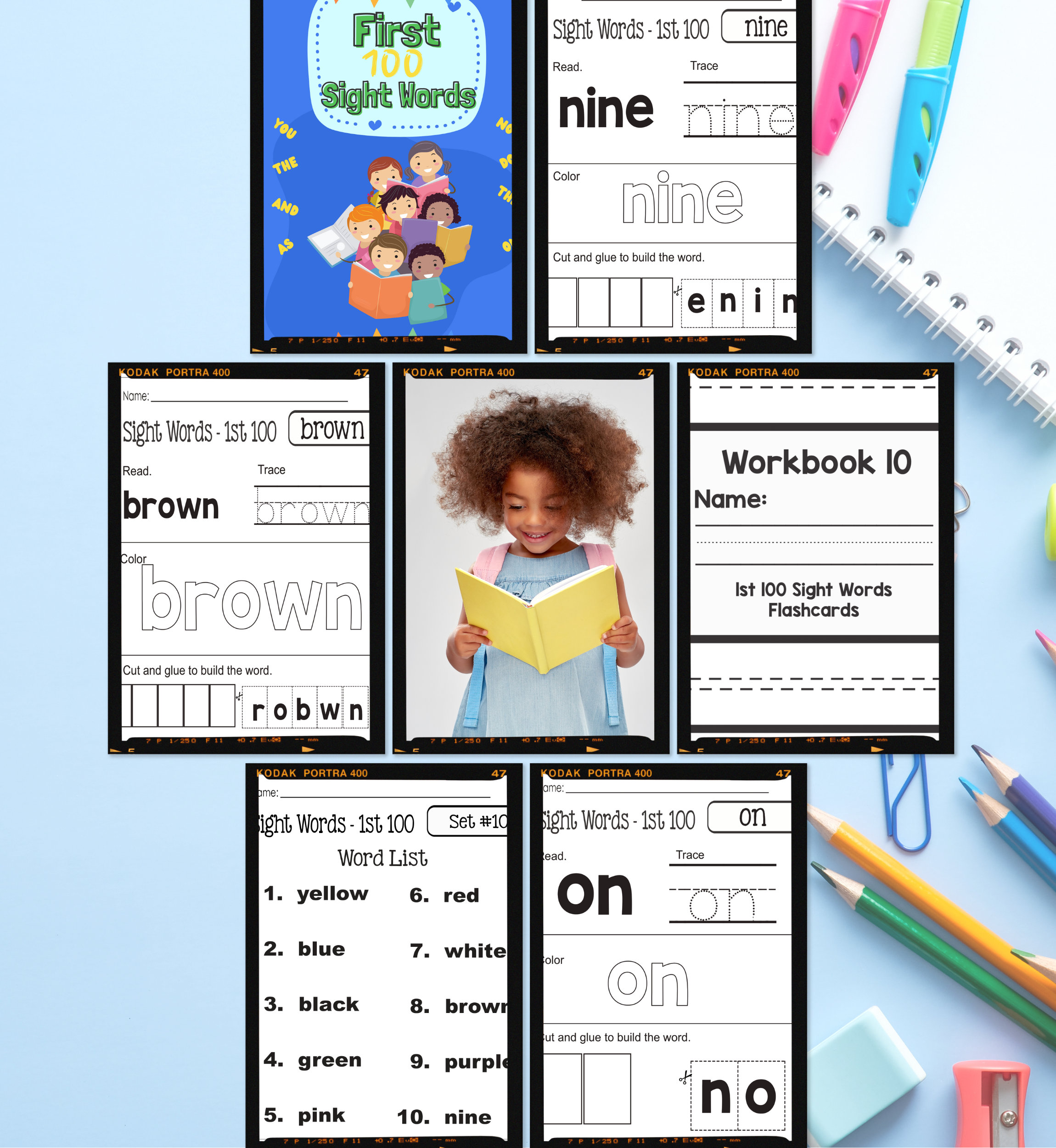 First 100 Sight Words Activity Bundle. Kindergarten, First Grade ...