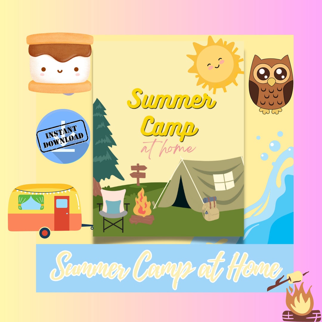 Summer Camp at Home Activity Pack: K-2nd Grade (digital Download) - Etsy