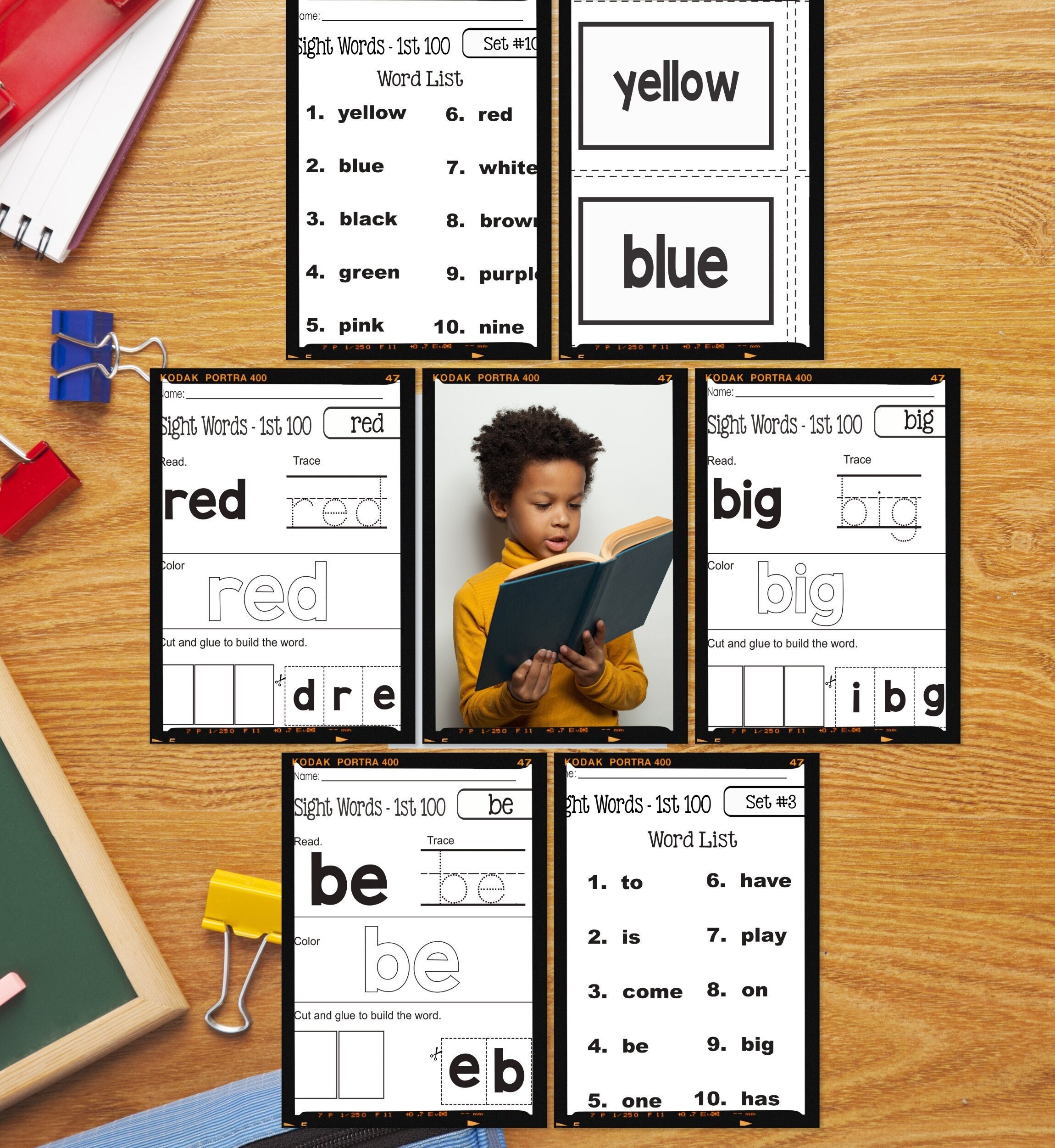 First 100 Sight Words Activity Bundle. Kindergarten, First Grade ...