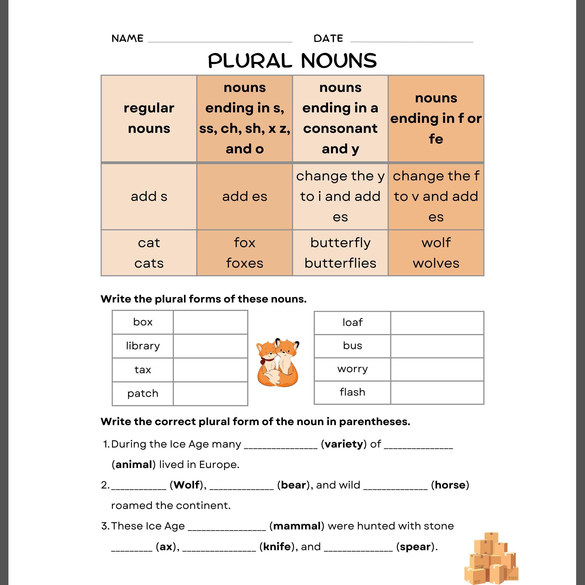 Second Grade Grammar Activity Packet | Digital Download for Homeschool ...