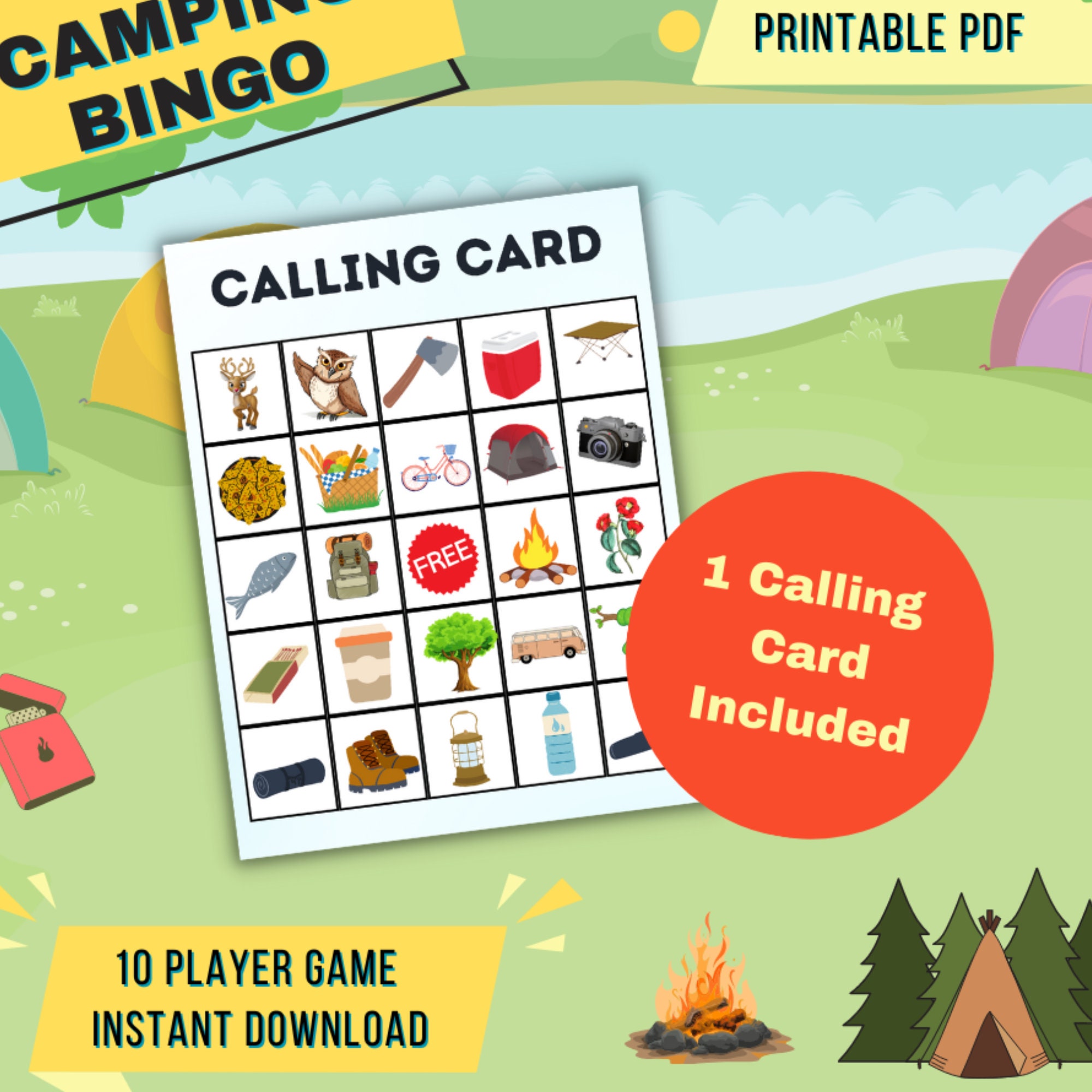 Summer and Camping Games. Bingo, Mazes, Word Search and More. K - 2nd ...