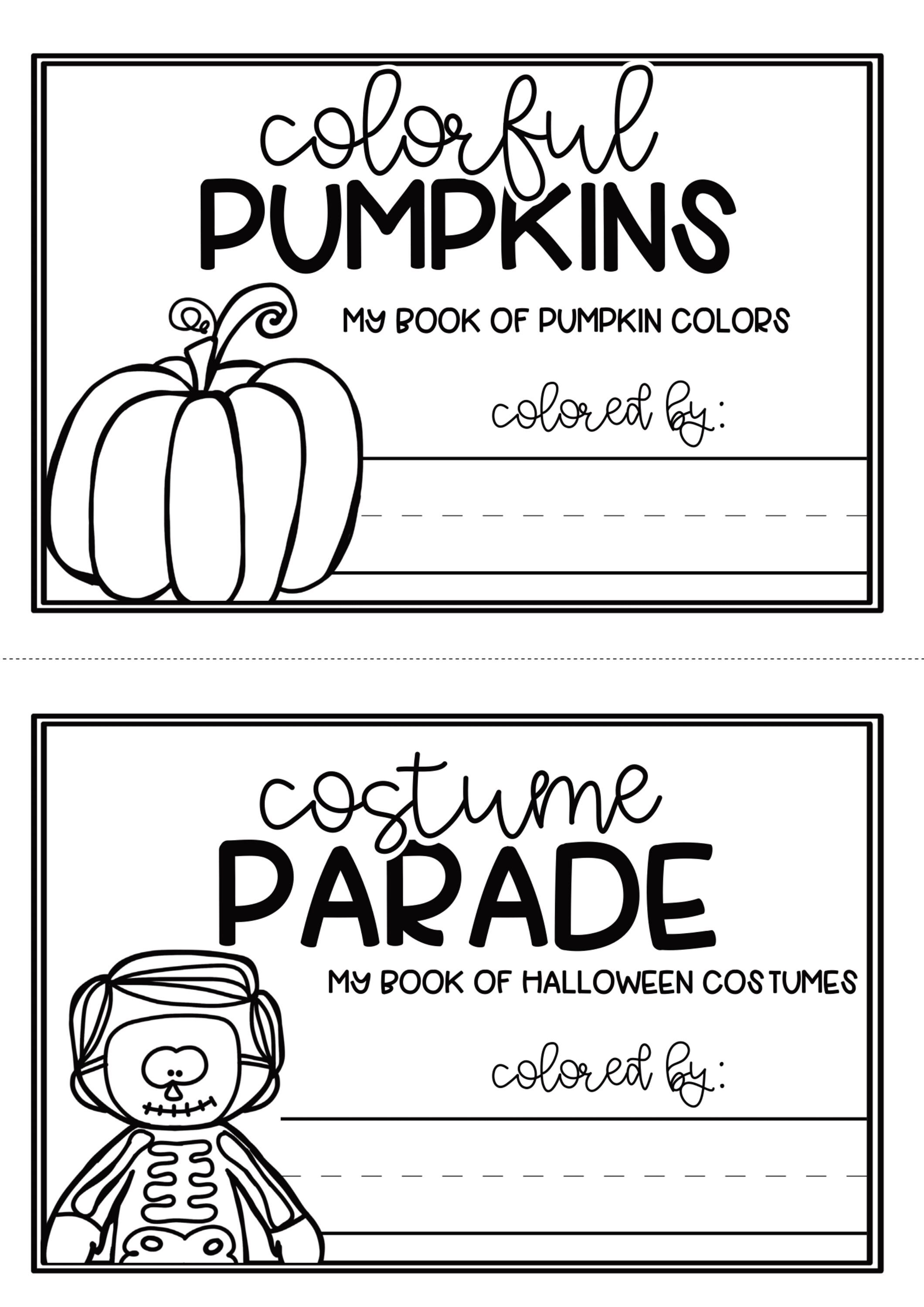 Halloween Themed Emergent Readers Kindergarten First Grade - Etsy