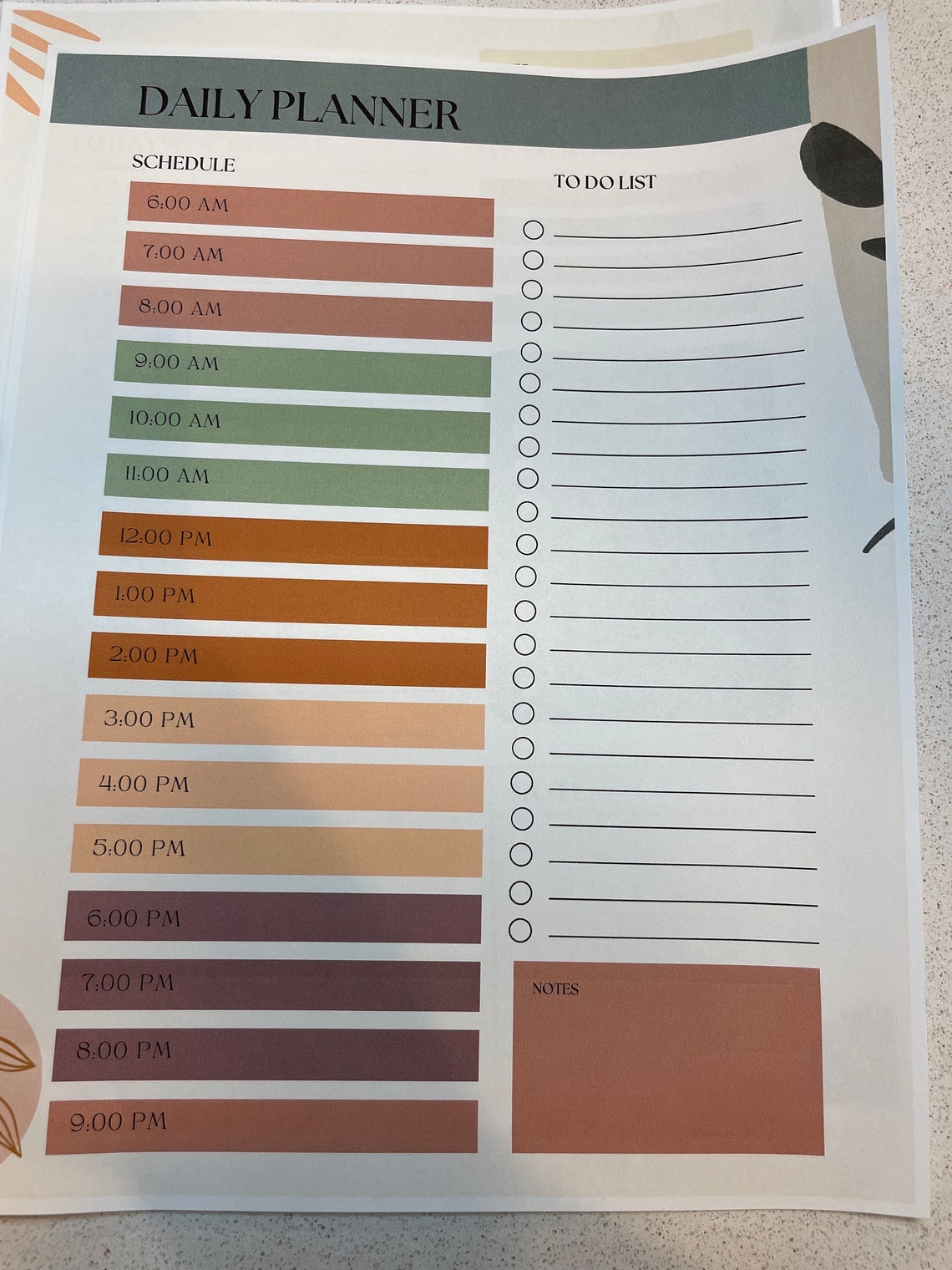 Printable BOHO Weekly Planner Pages Undated Planner Printable. Includes ...