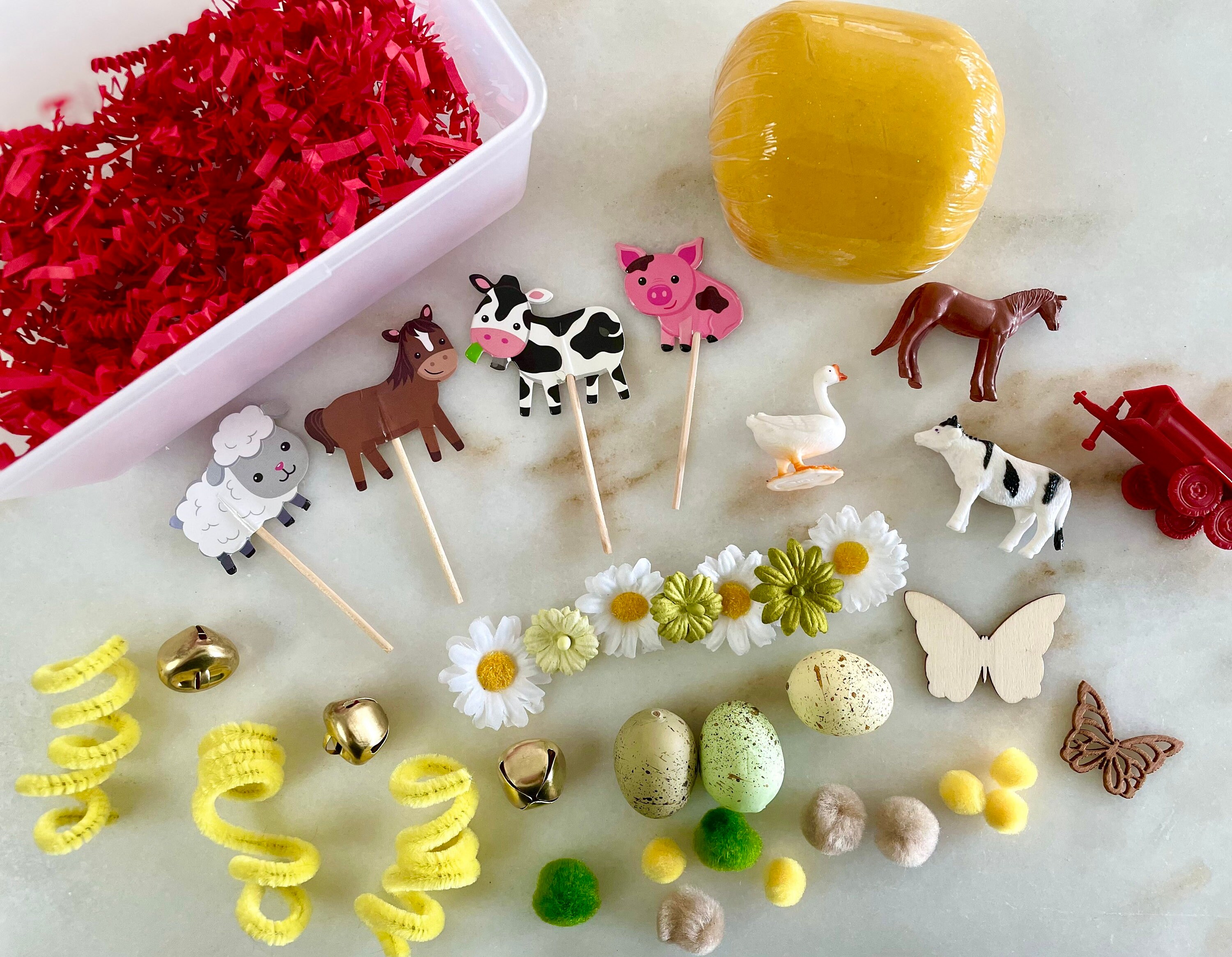 Buy The Farm Playdough Kit, Playdough Kit, Farm Animals Playdough ...