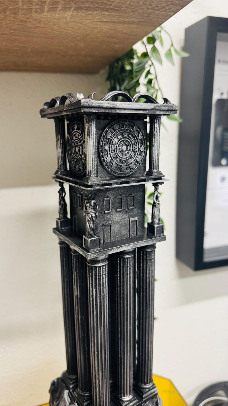 Saint Seiya Meridiana Tower Clock Meridian 40 Cm Stone Effect / Stone ...
