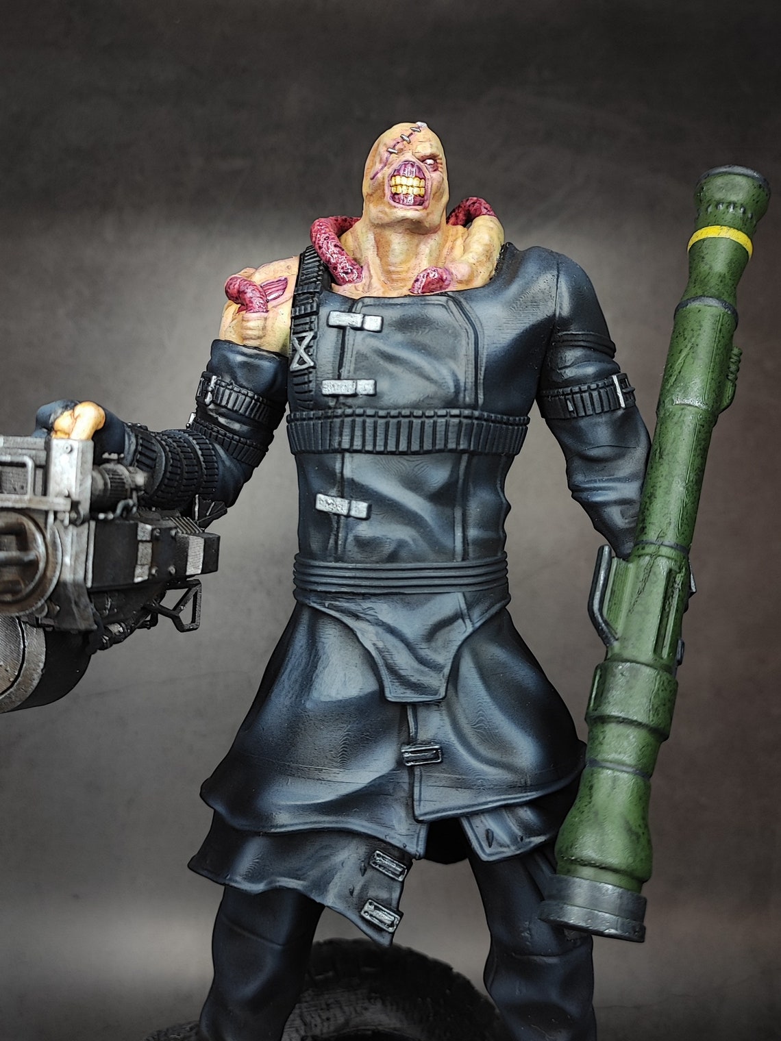 Nemesis Resident Evil 3 Fan Art 30 Cm Hand Painted - Etsy