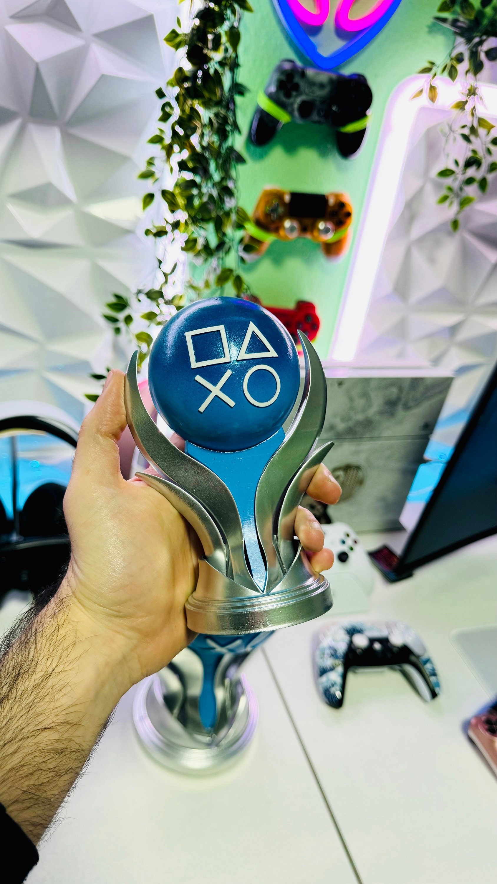 Platinum Trophy 15 Cm PSN Ps5 Replica Fan Art Trophy Platinum Psn - Etsy