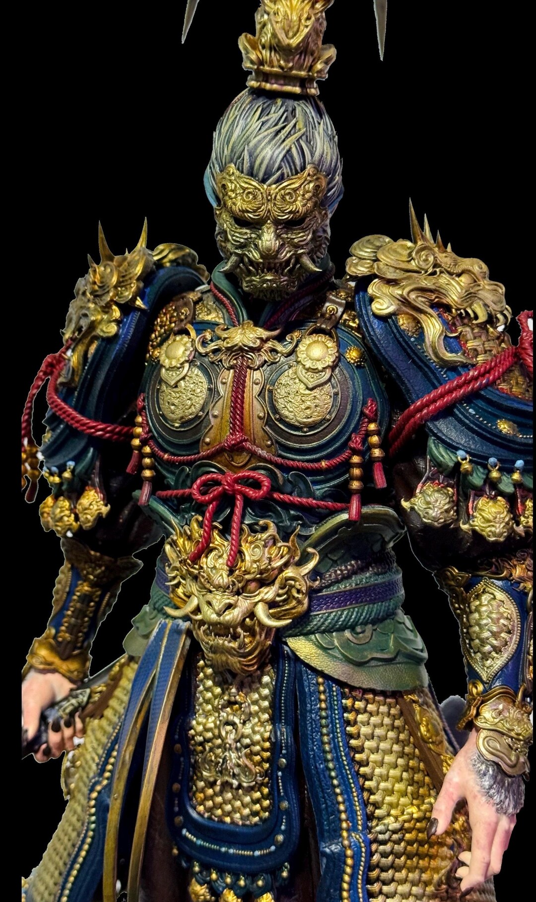 Wukong Fan Art Statue 40 Cm Hand Painted Black Myth - Etsy UK