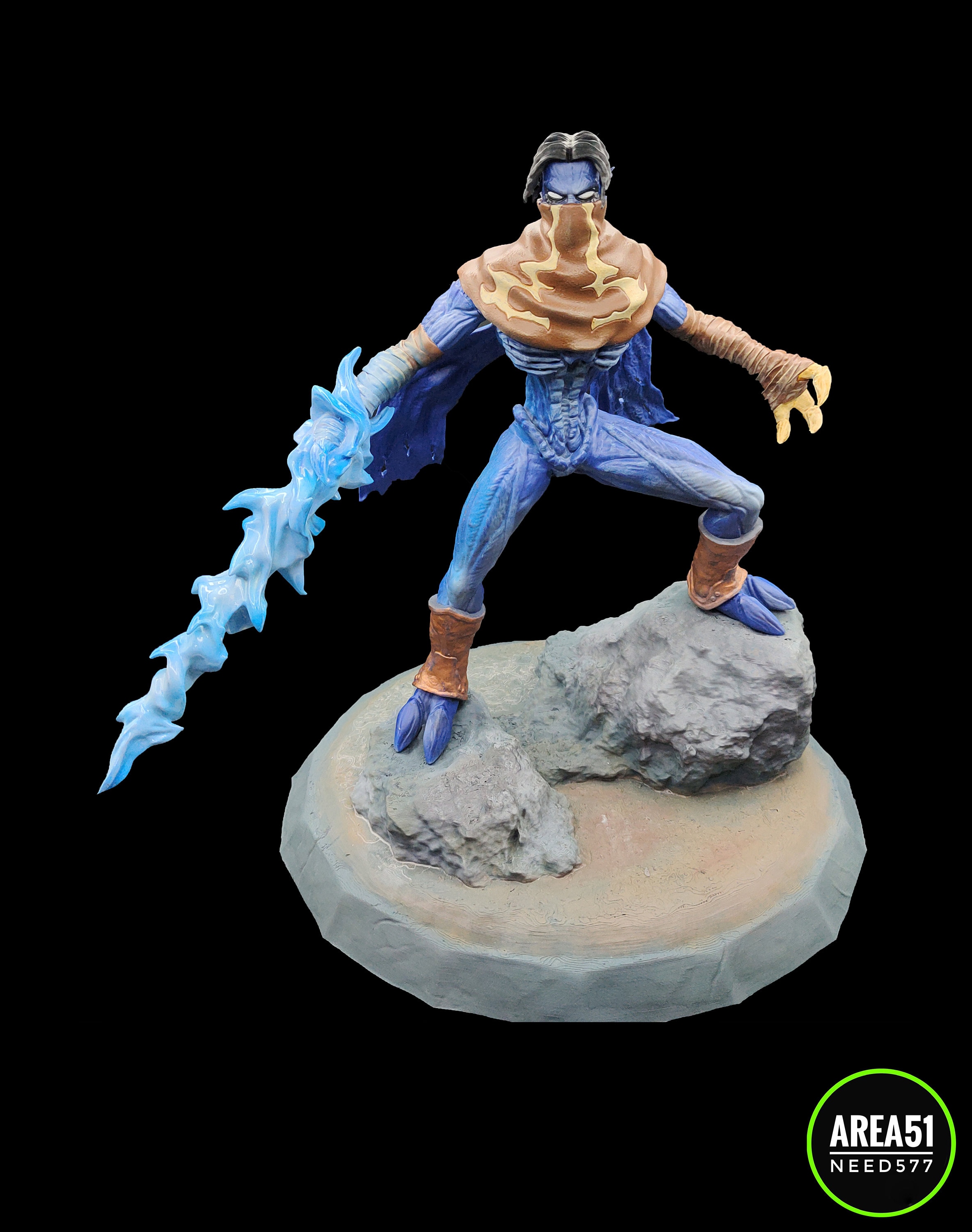 Raziel Legacy of Kain Soul Reaver Fan Art Statue in Hand painted Resin 31 Cm Etsy UK