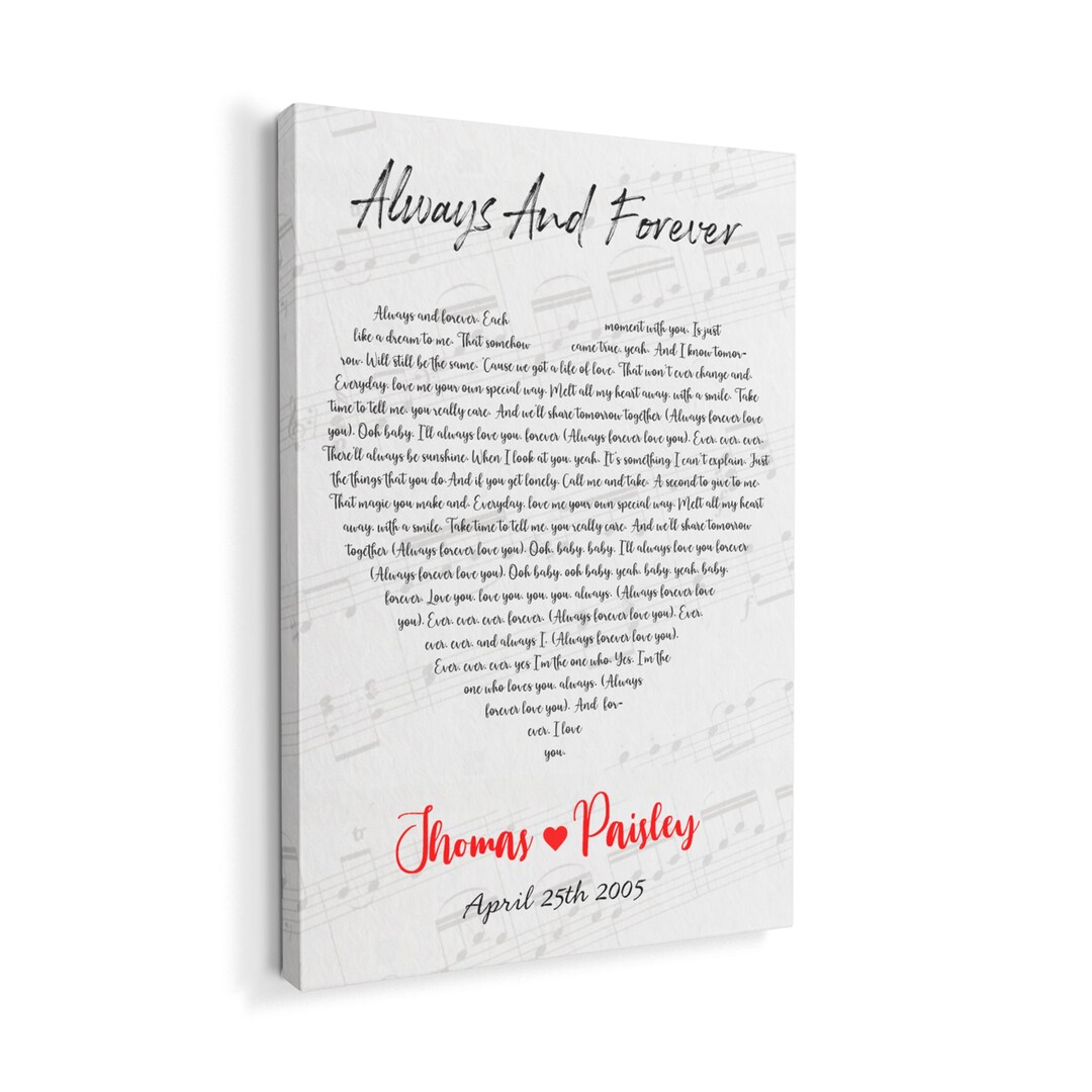 Leap Year Wedding Gift - Personalized Canvas, With Names, Date ...
