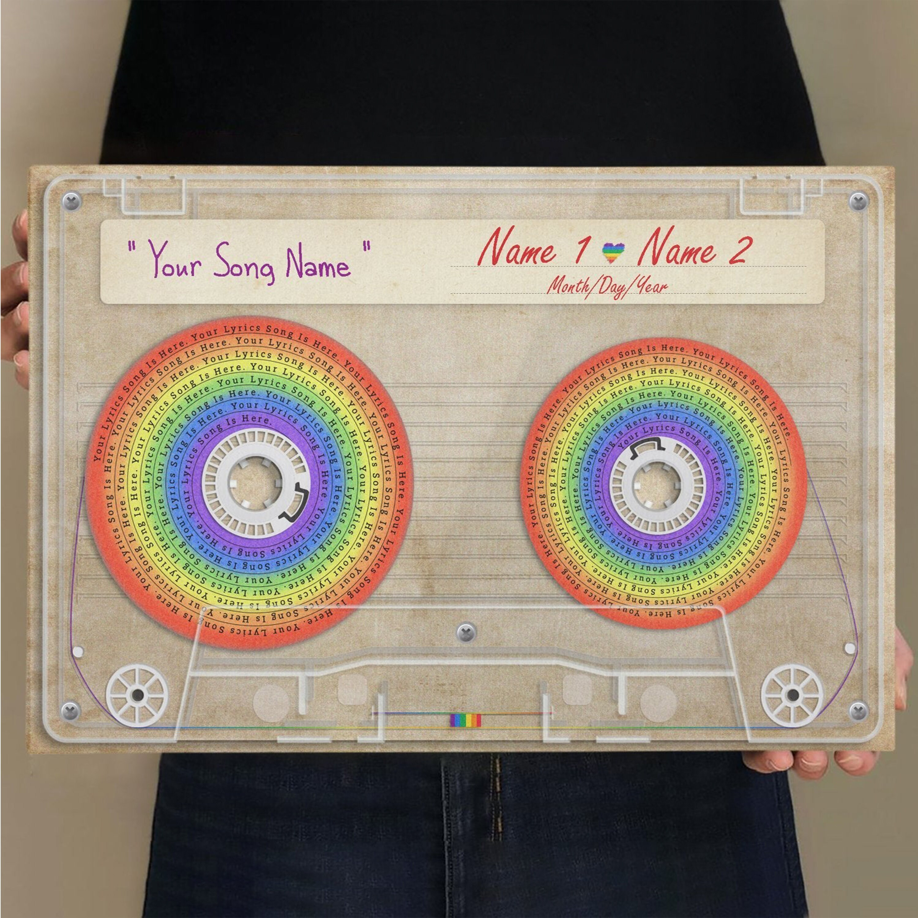Lesbian Wedding Song Lyrics Gay Wedding LGBTQ Satin - Etsy