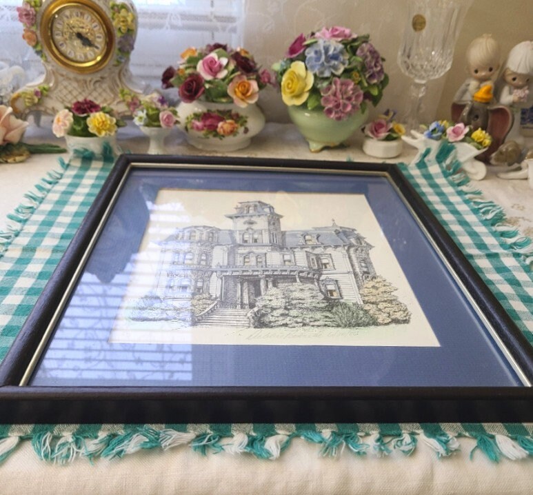 Vintage Lithography, Art Print by Debbie Patrick, Signed and Dated 1986 ...