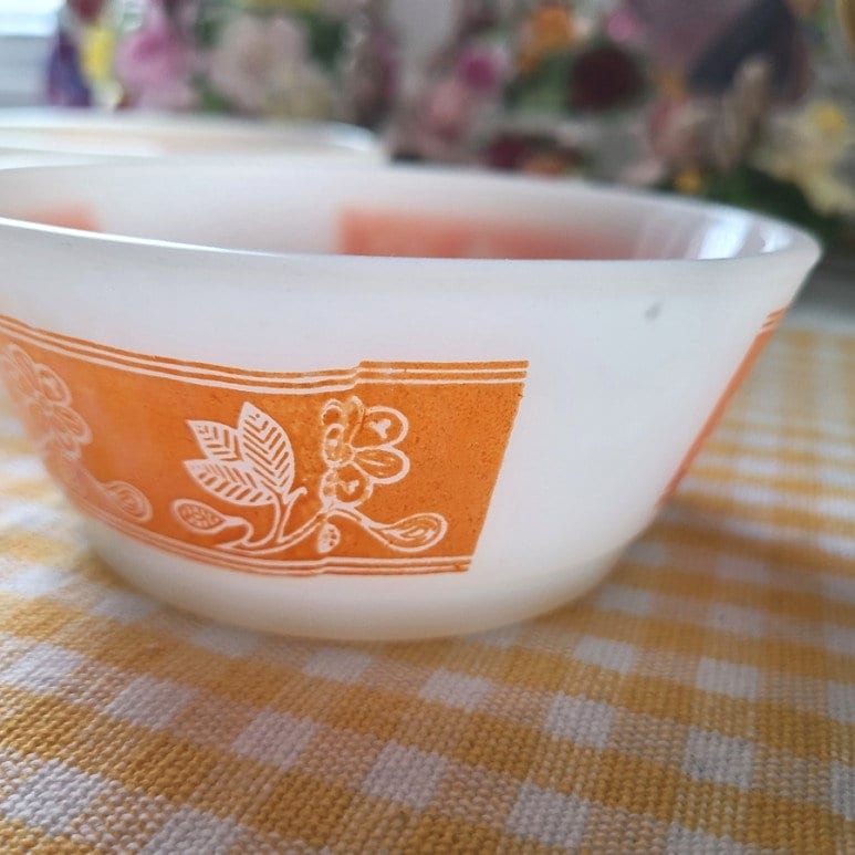 Vintage Fire King Bowl Rare Fine - Etsy