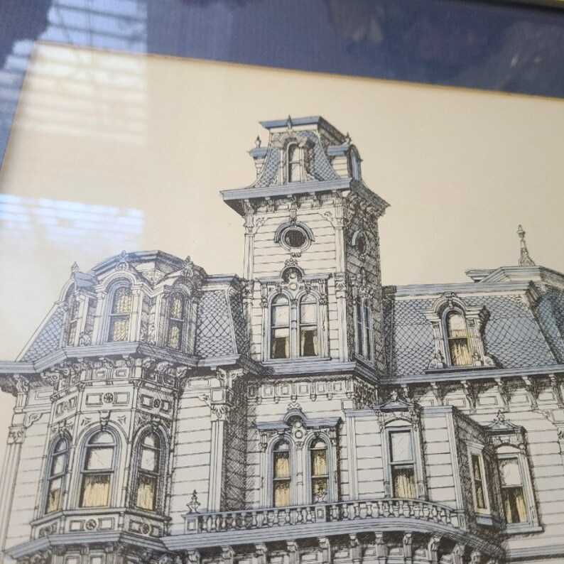 Vintage Lithography, Art Print by Debbie Patrick, Signed and Dated 1986 ...