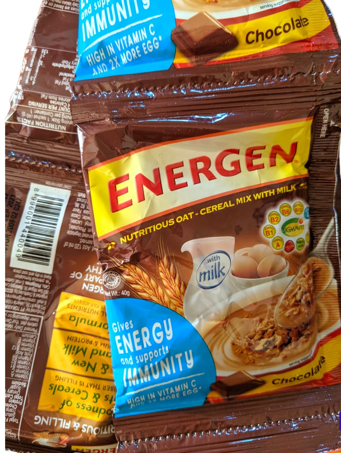 Energen Chocolate Milk and Cereal Drink 40g (10pcs) - Etsy
