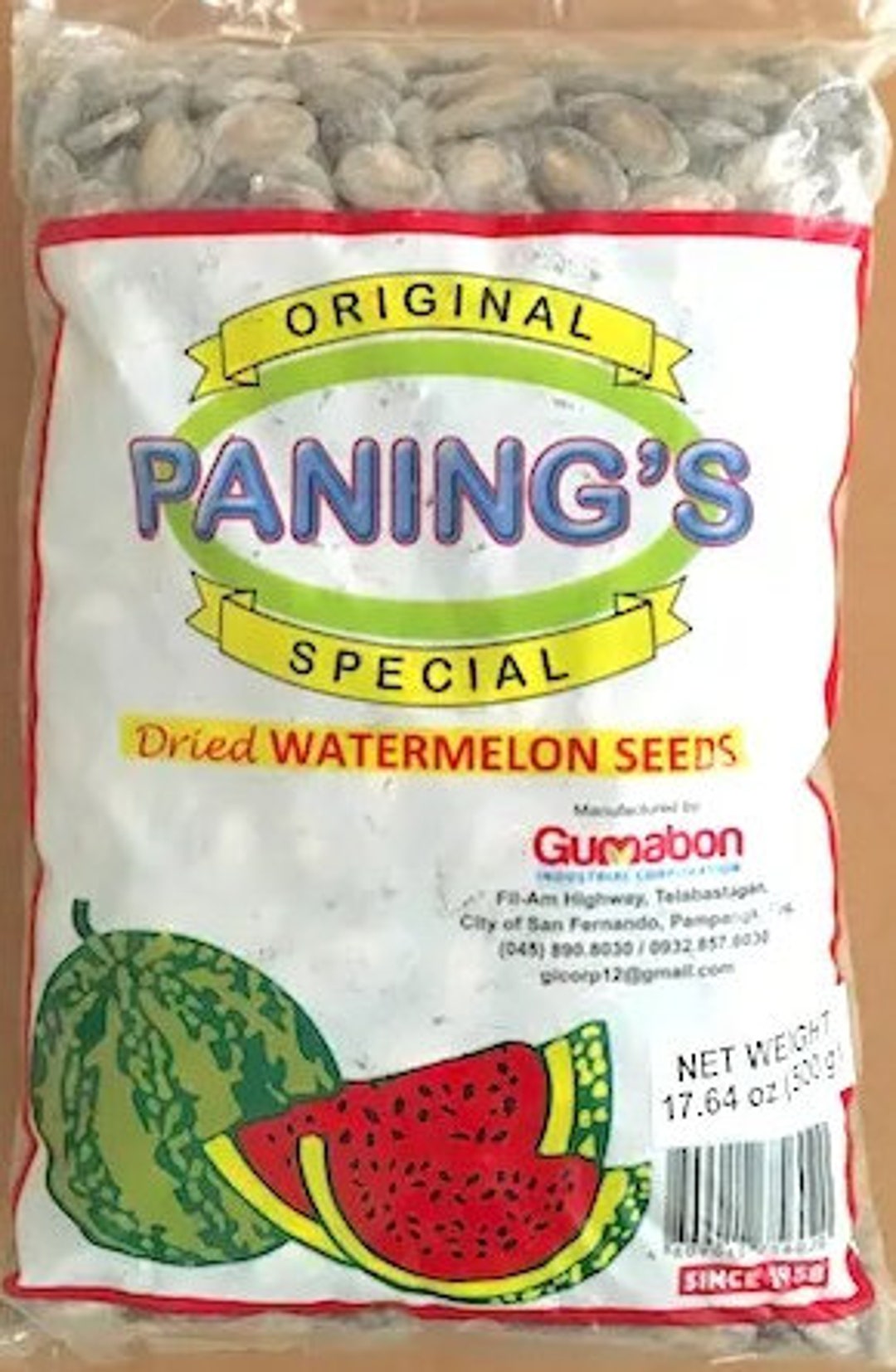 Paning's Butong Pakwan 200gsnacks Pinoy Foodie - Etsy