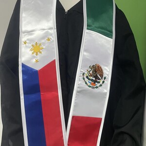 Philippines Embroidered Graduation Stole - Etsy