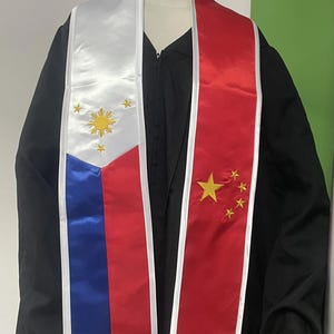 Philippines Embroidered Graduation Stole - Etsy