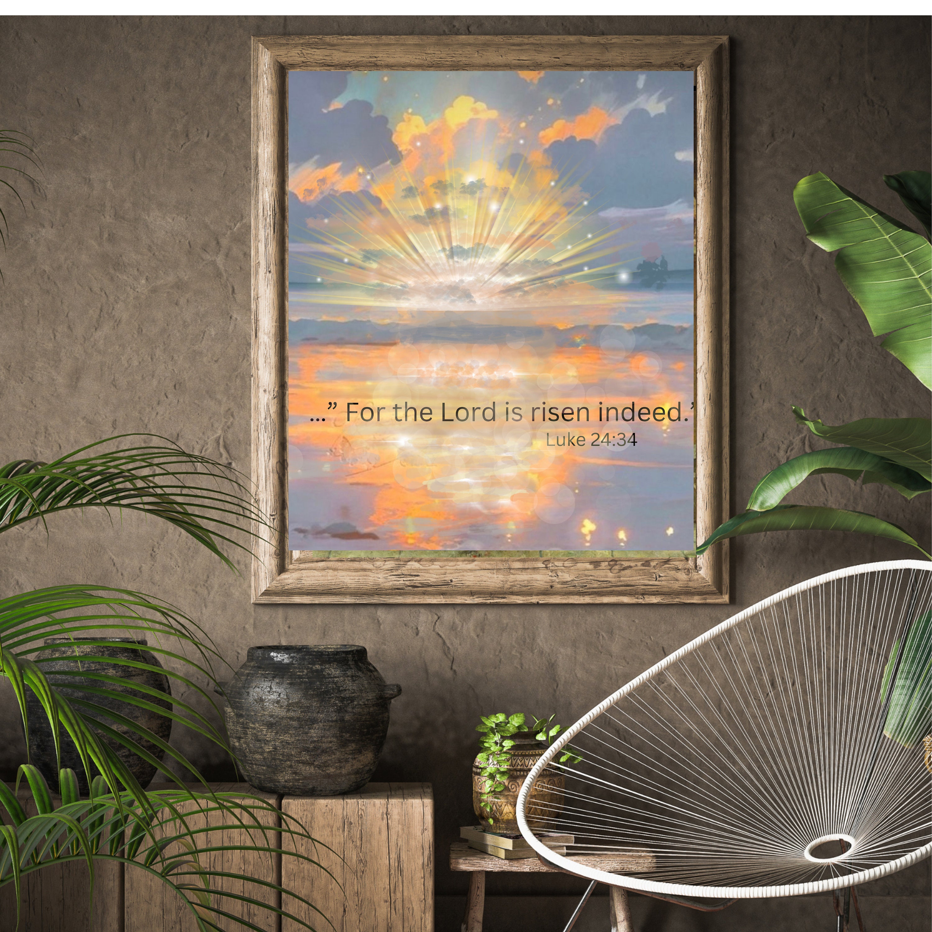 Easter Sunrise, Easter Prints, Resurrection, Jesus Christ, He is Risen ...