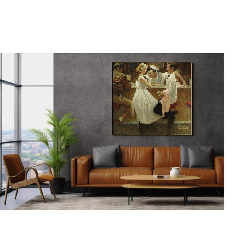 Norman Rockwell Vintage Painting:after the Prom”, Prom Dress,1950s Prom ...