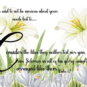 Luke 12 Bible Verse Watercolor Art/ Set of 2 Prints on Consider the ...