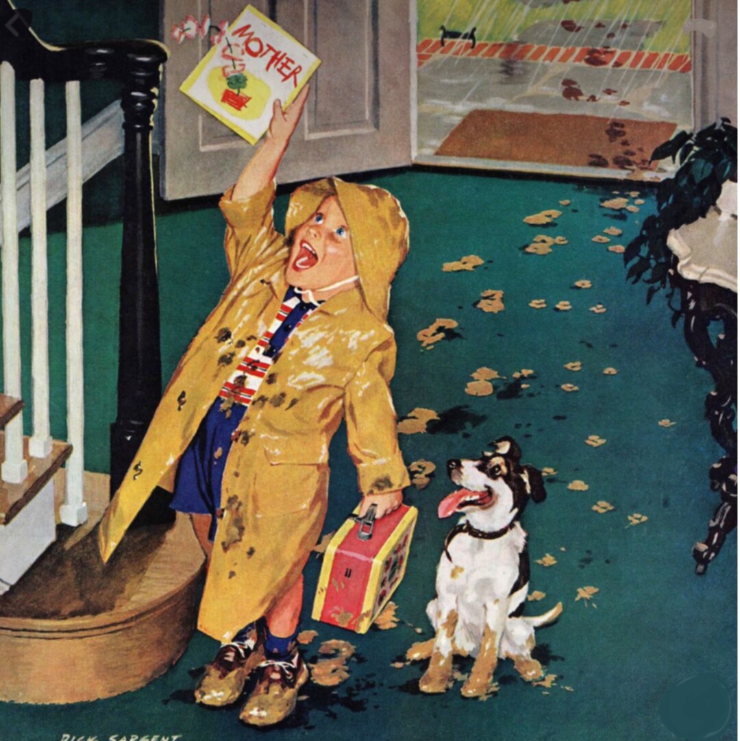 Funny Vintage Collectible Magazine Cover 1957, Saturday Evening Post ...