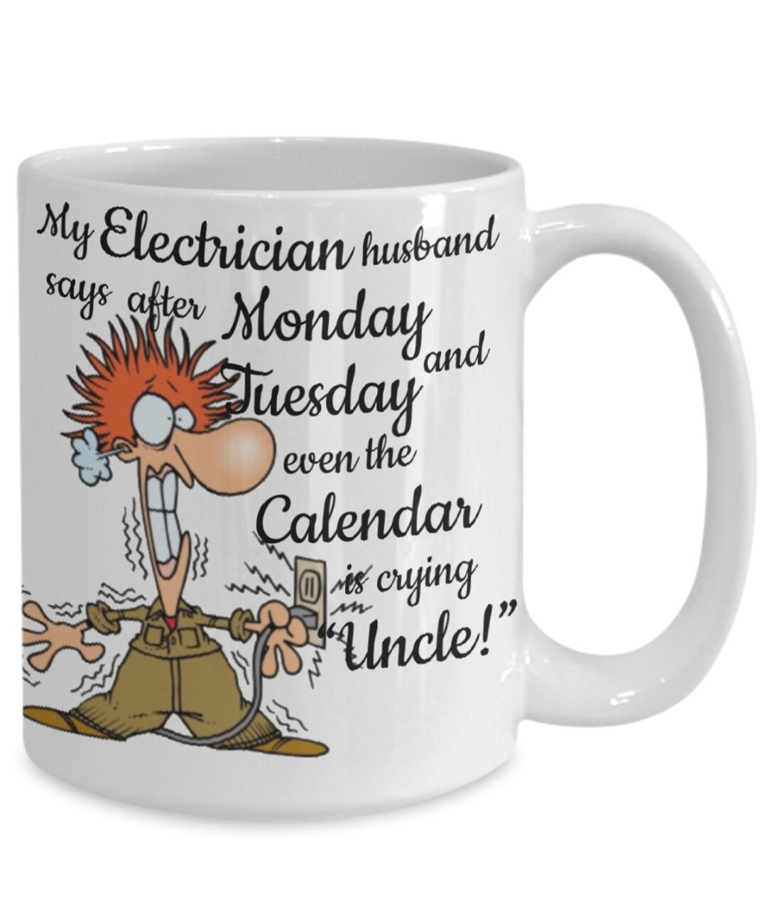 Wire Cutters Gift Mugs/electrician Mug/electricity Mug/ Electrician ...