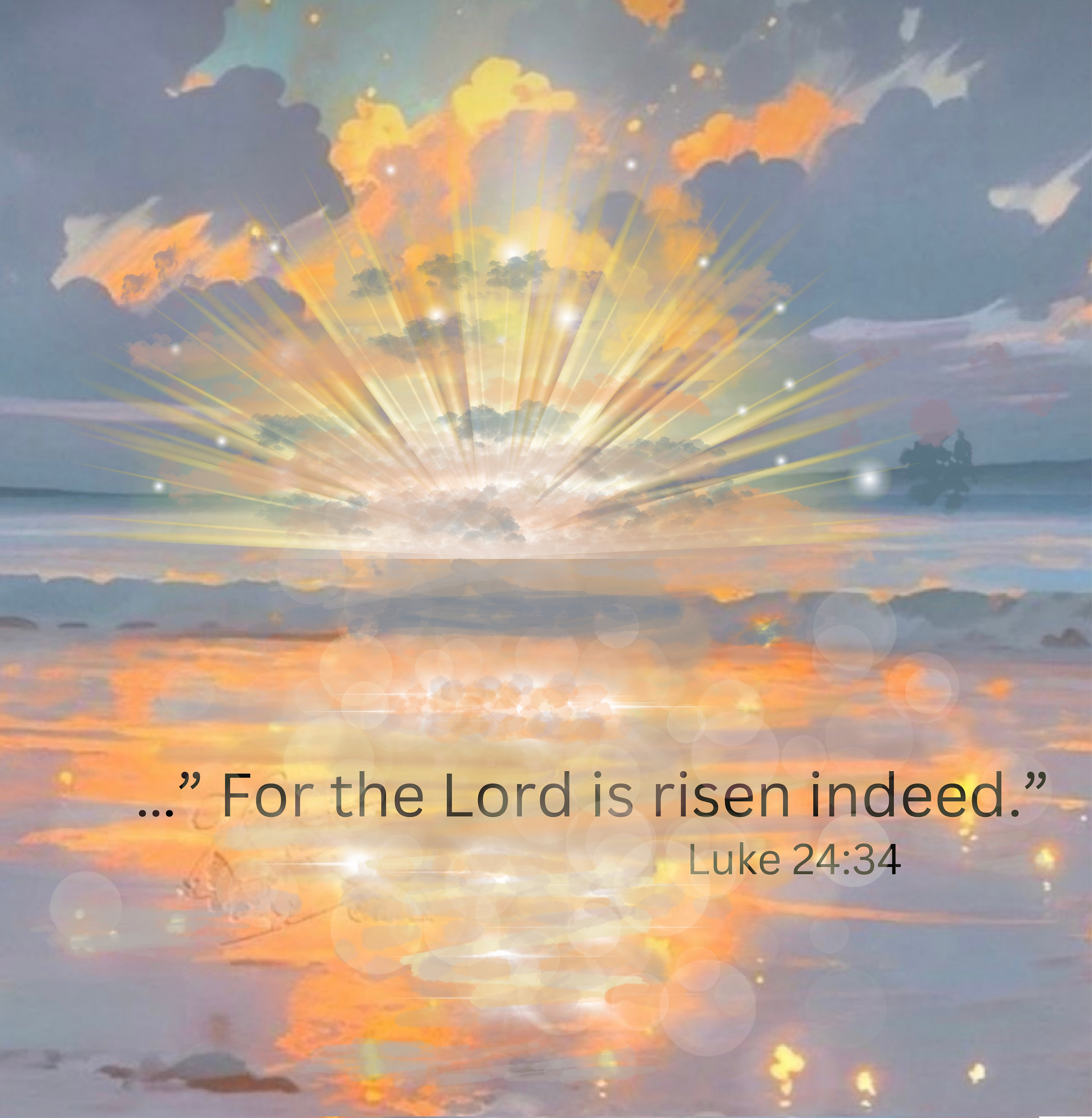 Easter Sunrise, Easter Prints, Resurrection, Jesus Christ, He is Risen ...