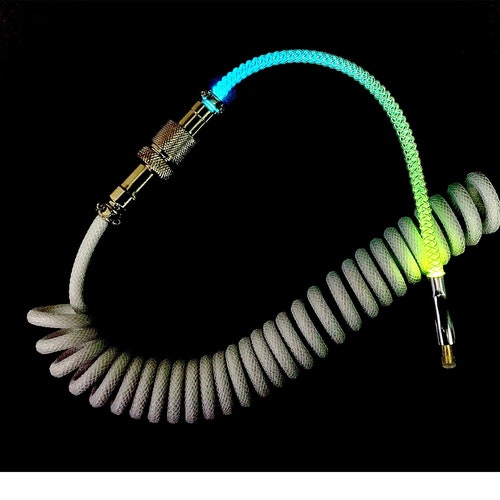 Custom Coiled Keyboard USB Cable - Etsy