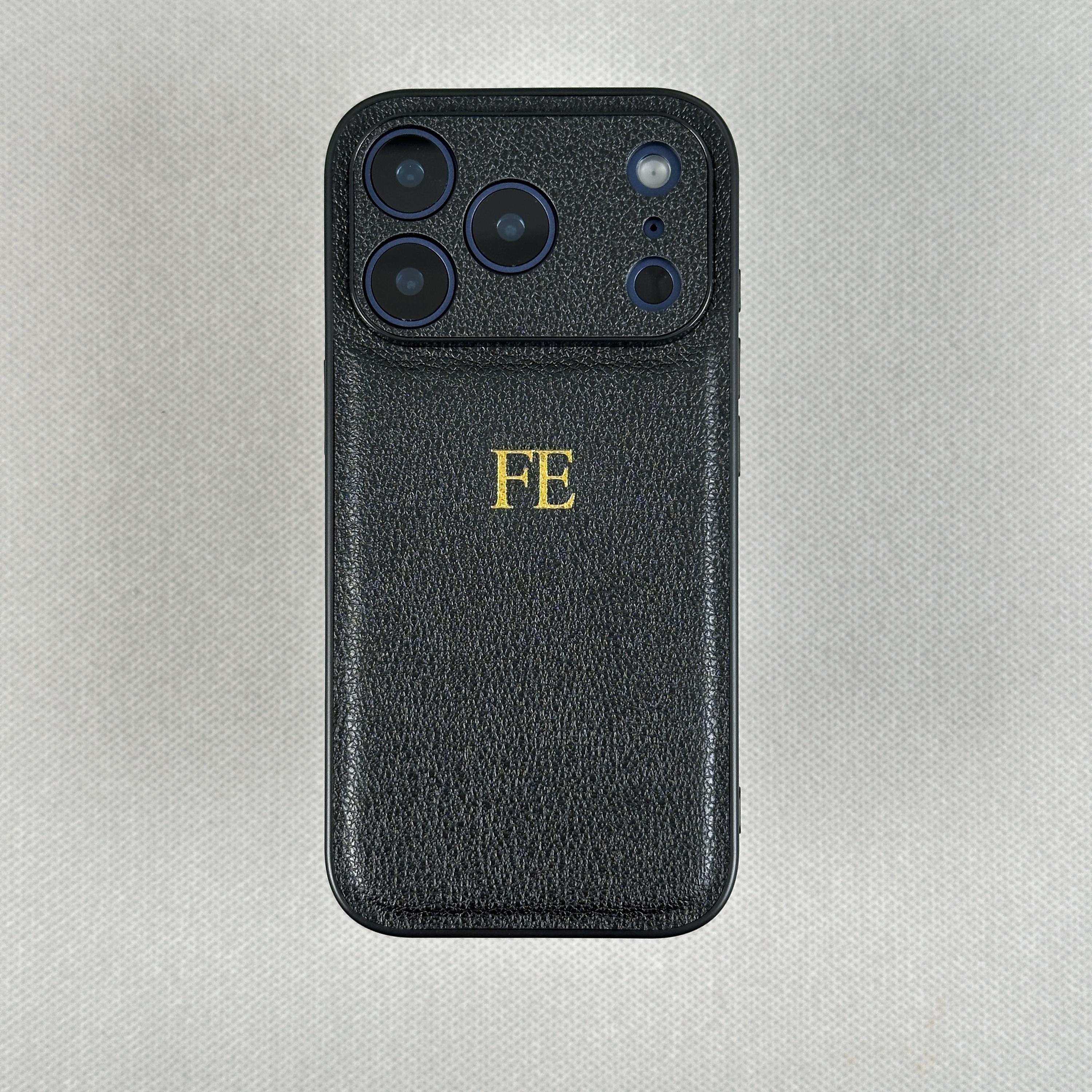 Custom Magsafe Embossed Vegan Leather iPhone Case: Personalized iPhone ...