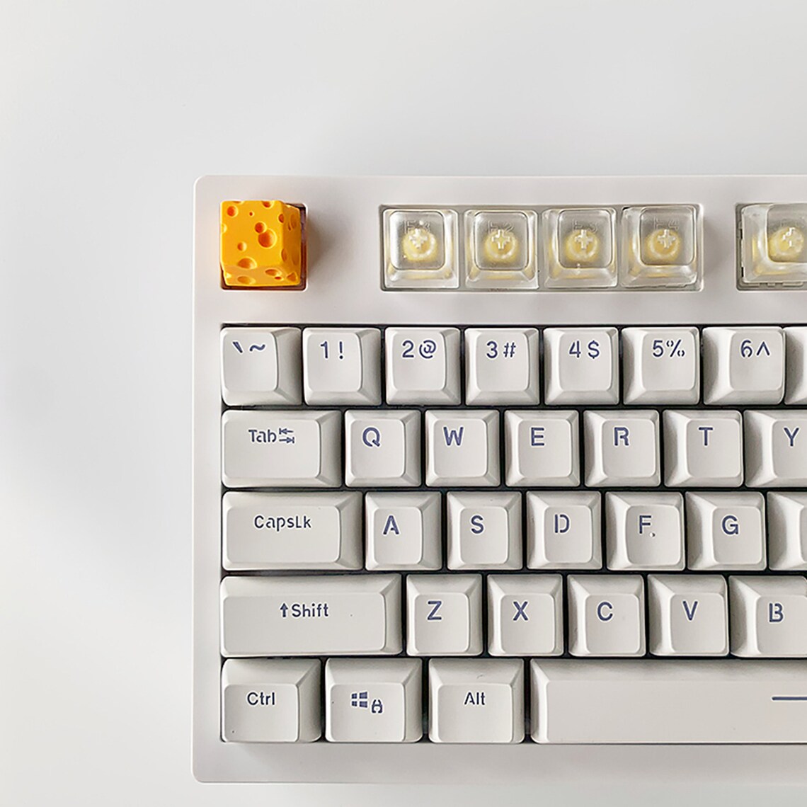 Cheese Artisan Keycap Cute Keycap Esc Keycap 1U Keycap - Etsy