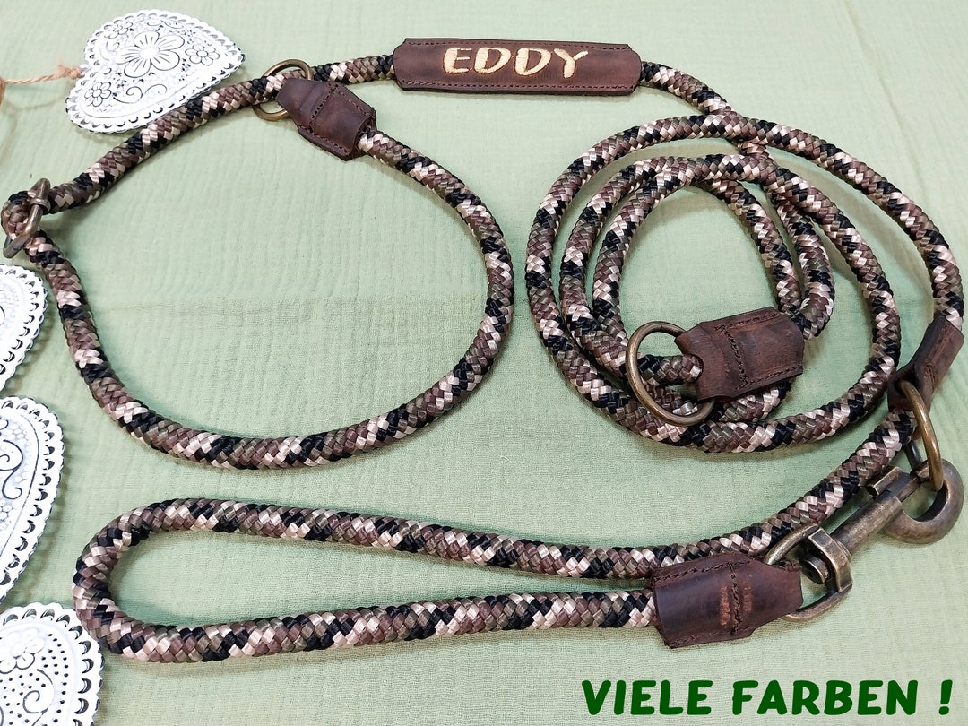 Retriever Leash Dog Leash Personalized 2 M Rope Leash Adjustable ...