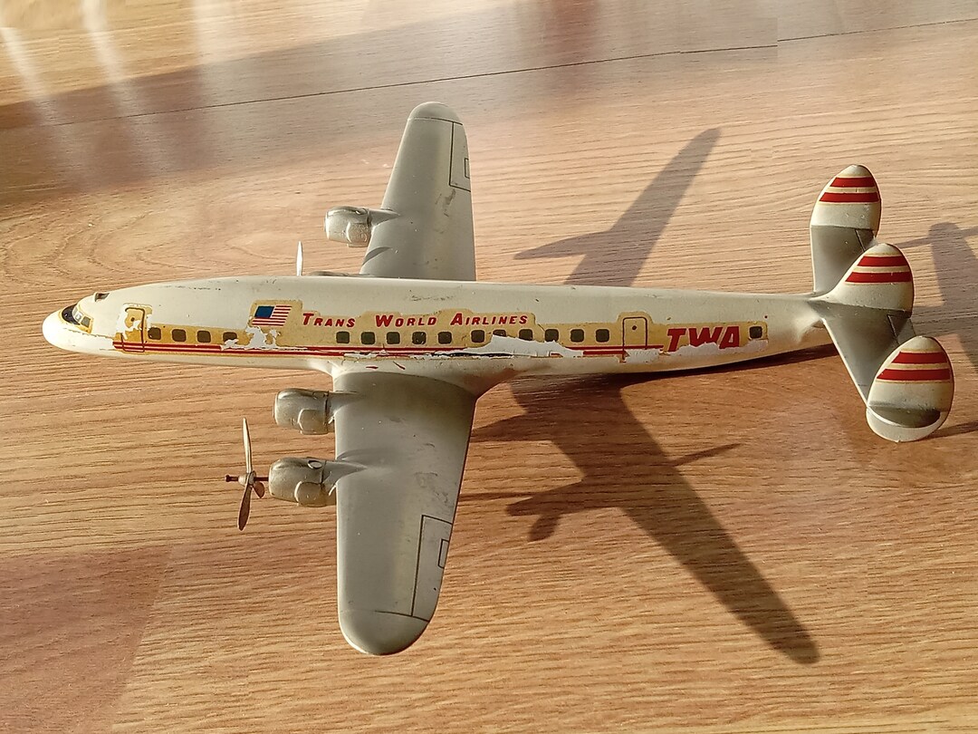 Rare TWA Vintage Airplane, Trans World Airlines, Collectible Desktop ...