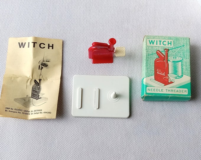 Vintage WITCH Needle Threader, Made in West Germany, Original Box, Old ...